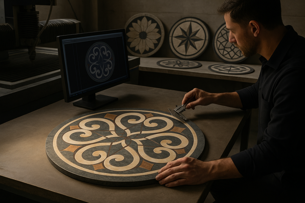 Premium Waterjet Medallions for Pros | Hydro-Lazer