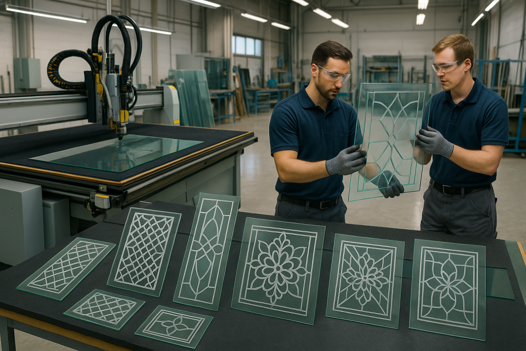 Precision Glass Cutting for Decorative Designs | Hydro-Lazer